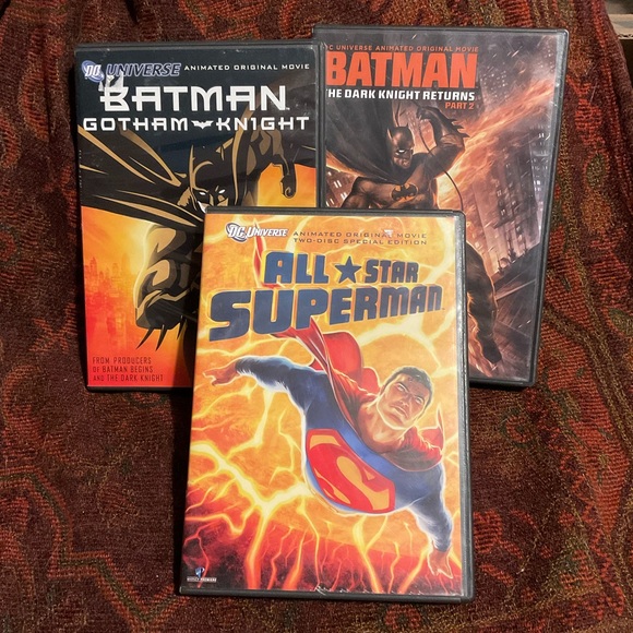 DC Comics | Media | Dc Universe Batman And Superman Animated Dvd Lot Of ...